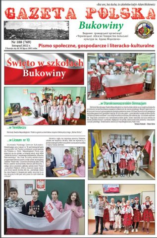 Gazeta Polska Bukowiny 11/2022 – Kresy24.pl – Wschodnia Gazeta Codzienna