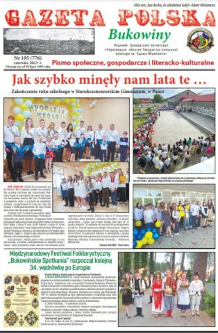 Gazeta Polska Bukowiny 6/2023 – Kresy24.pl – Wschodnia Gazeta Codzienna